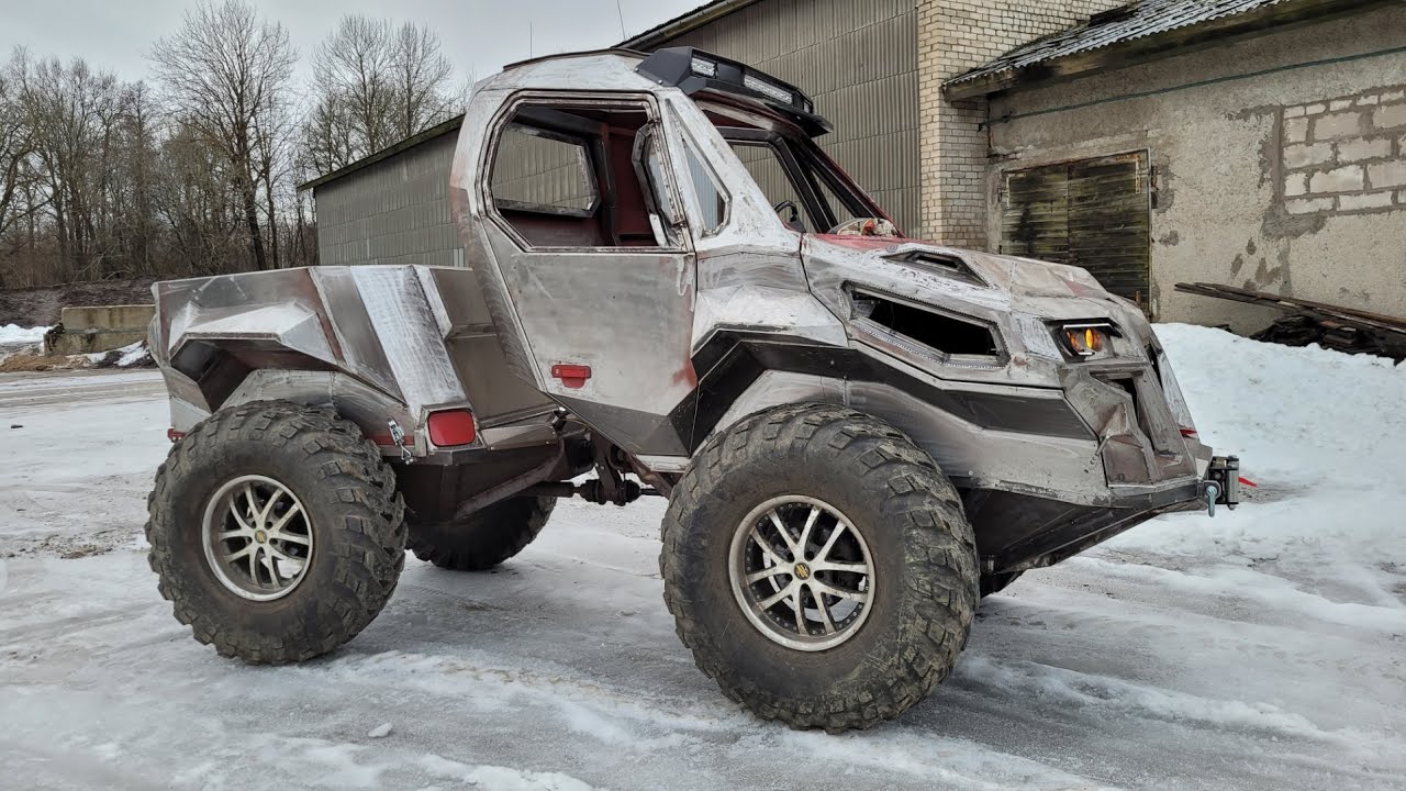 Articulated off-road machine build part 36. Final fabrication work ...