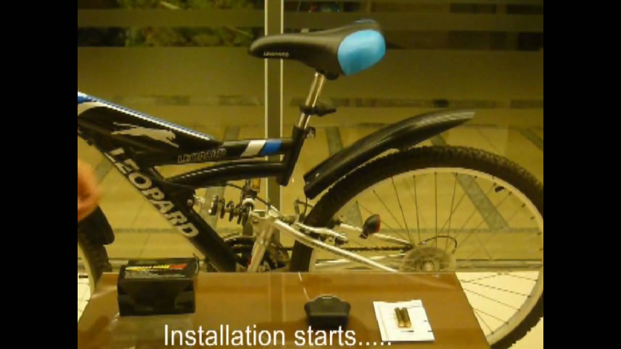 maxxon wireless brake tail light install - YouTube