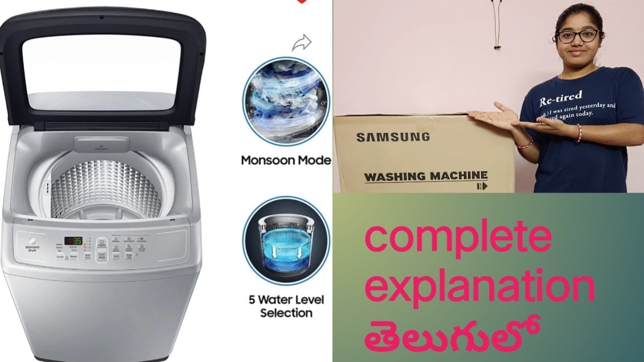 Samsung Washing machine Topload | Washing Machine | Automatic | Quick ...
