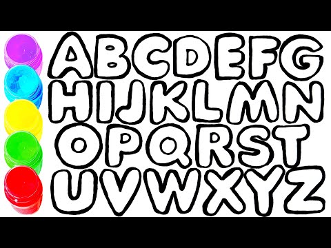 Drawing Alphabet with Phonics Song | Learn Colors, Alphabet for Kids | Baby & Kids Songs