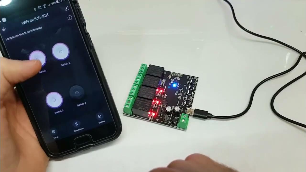 Jane Eyre Modulo interruttore relè WiFi intelligente a 4 canali ...