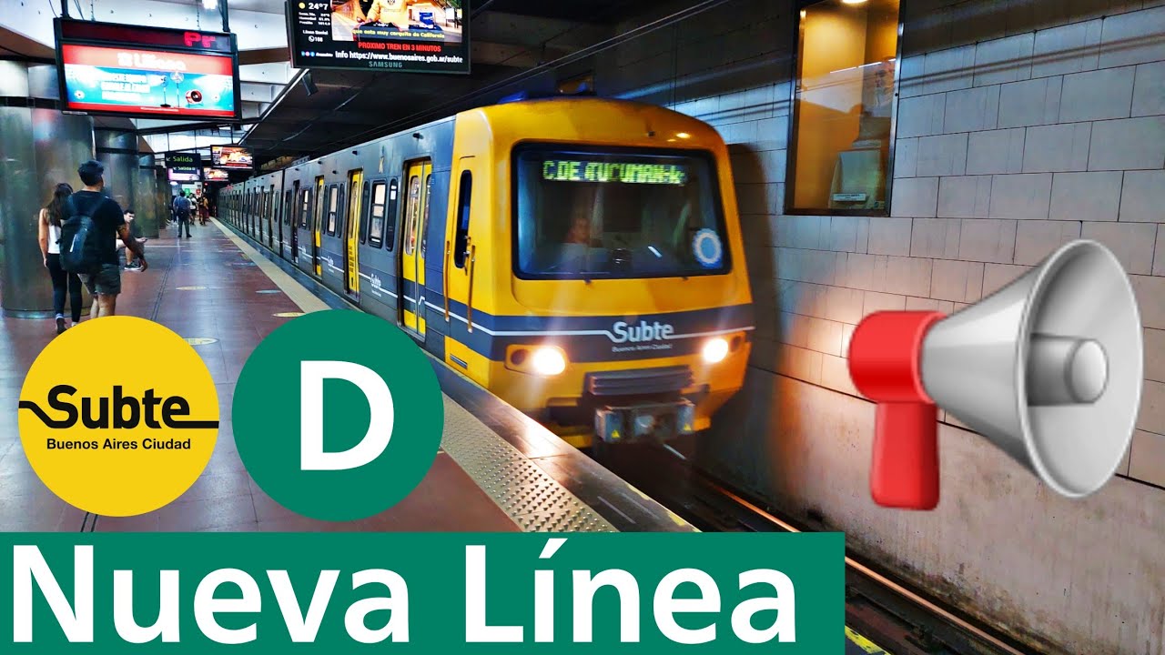 La NUEVA Línea "D" del Subte de Buenos Aires - YouTube