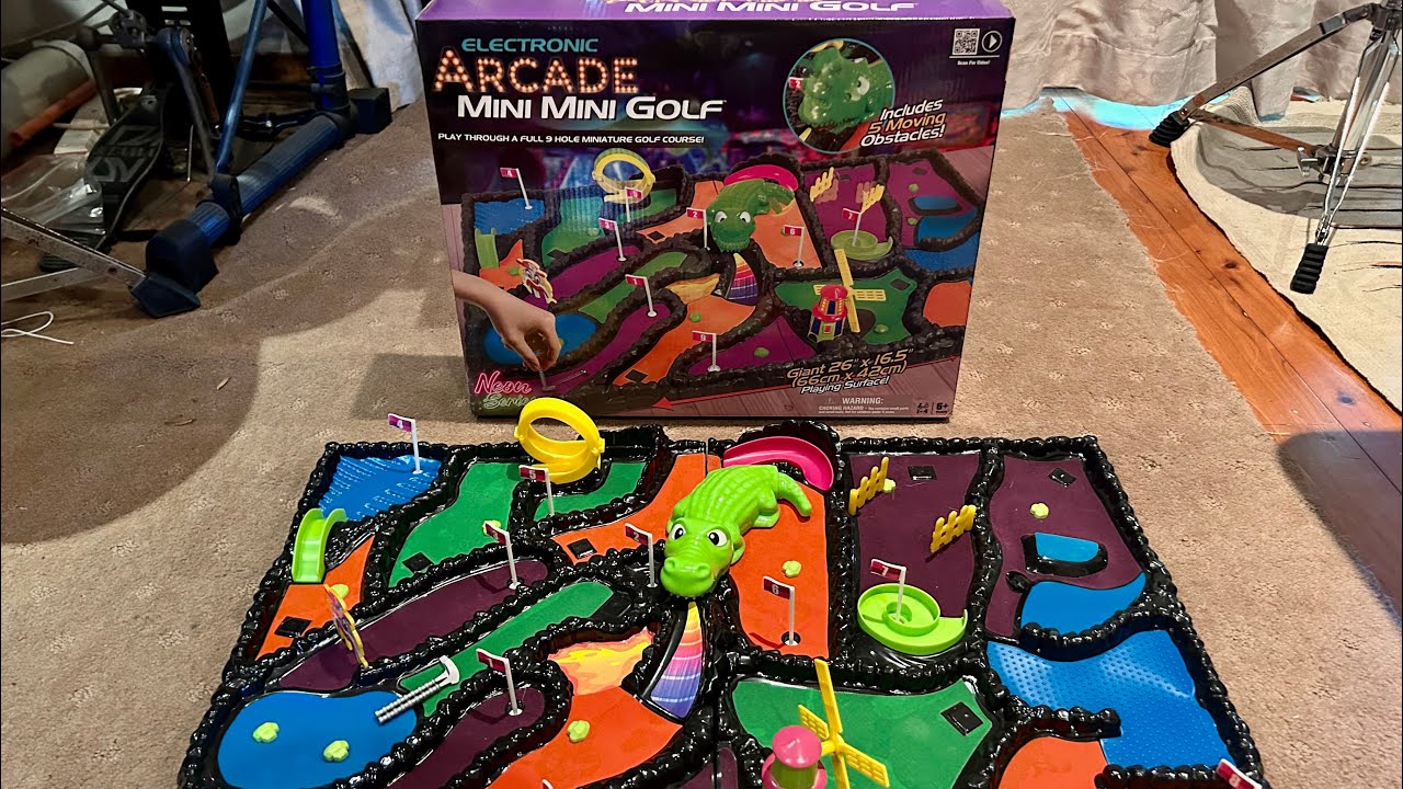Testing Electronic Arcade Mini Mini Golf + My Review! - YouTube