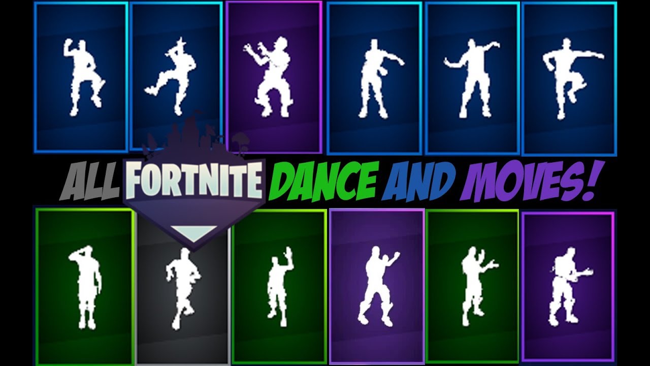 All Fortnite Dance and Moves | Todas as danças e movimentos do Fortnite ...