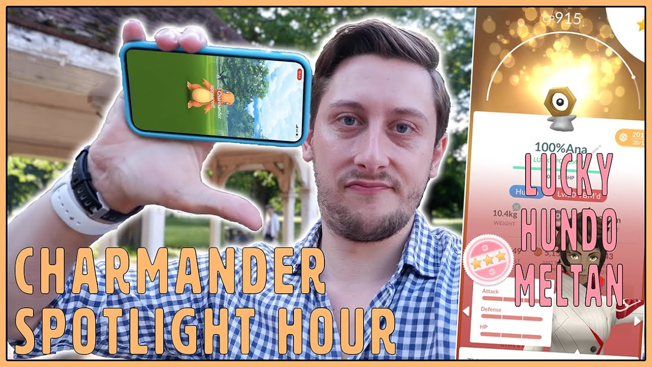 LUCKY HUNDO LEVEL 50 MYTHICAL MAXED & Charmander Spotlight Hour IN ...