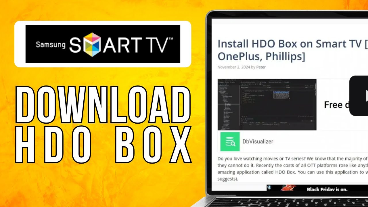 How To Download HDO Box On Samsung Smart TV (2024) Quick Guide - YouTube