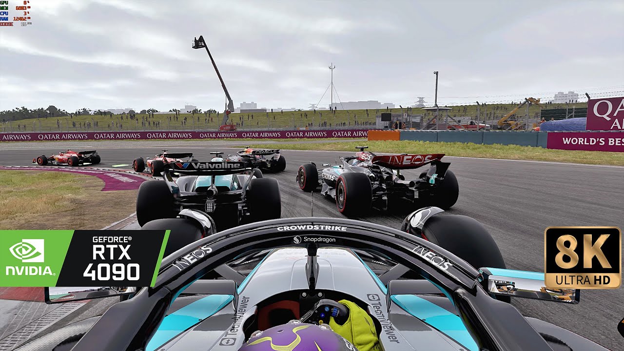 [8K] F1 24 Next-Gen 8k Ray Tracing Graphics RTX 4090 PC Gameplay - YouTube