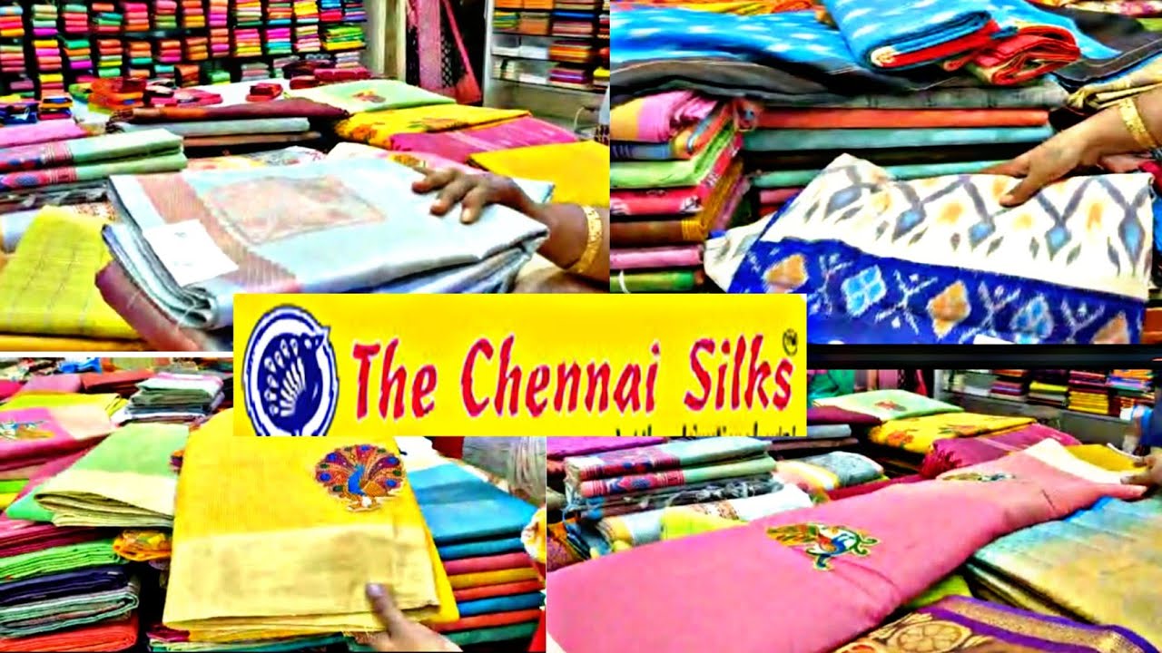 The Chennai Silks New Arrival Collections|1+1COMBO|Aplic designs.Art ...