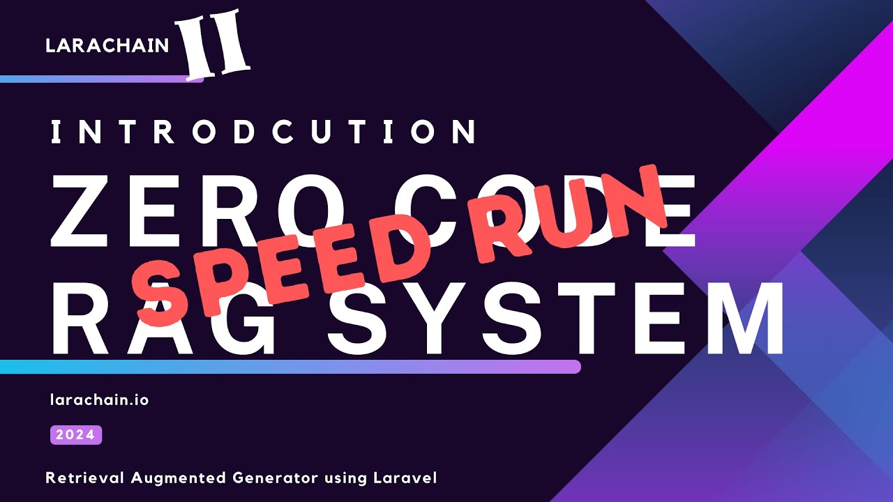 SPEED RUN - Laravel as a RAG system using OpenAi, Claude and Ollama NO ...