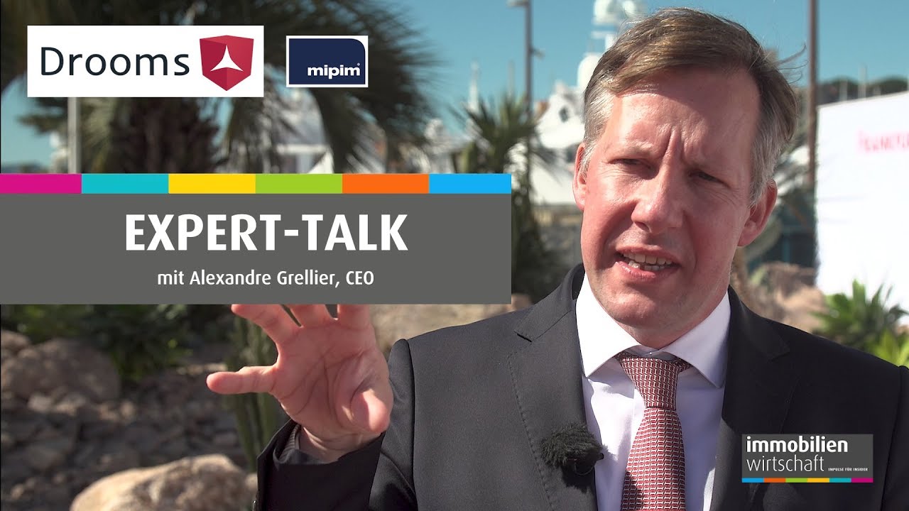 MIPIM 2019: Expert talk with Alexandre Grellier CEO of Drooms - YouTube
