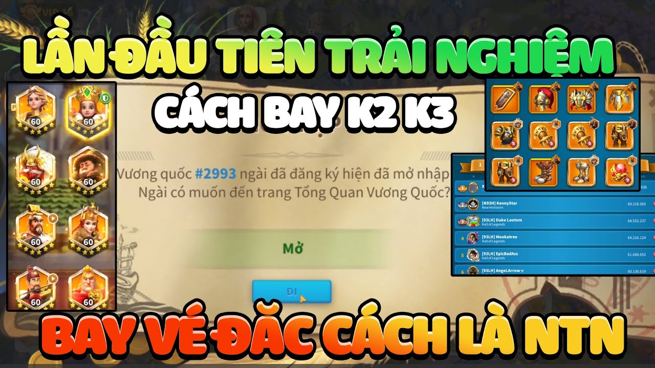 Bay Về KvK 2-3 Bằng Vé Đặc Cách Là Như Thế Nào - Bay Về Phát Làm Boss K2 Luôn Anh Em Ạ :)) - YouTube