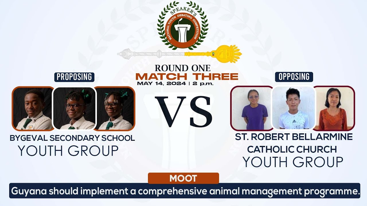 Speaker's National Youth debating Competition 2024 Round 1 (Match 3 ...