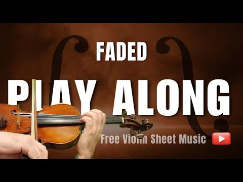 ALAN WALKER - FADED - BEGINNER VIOLIN - PLAY ALONG - YouTube