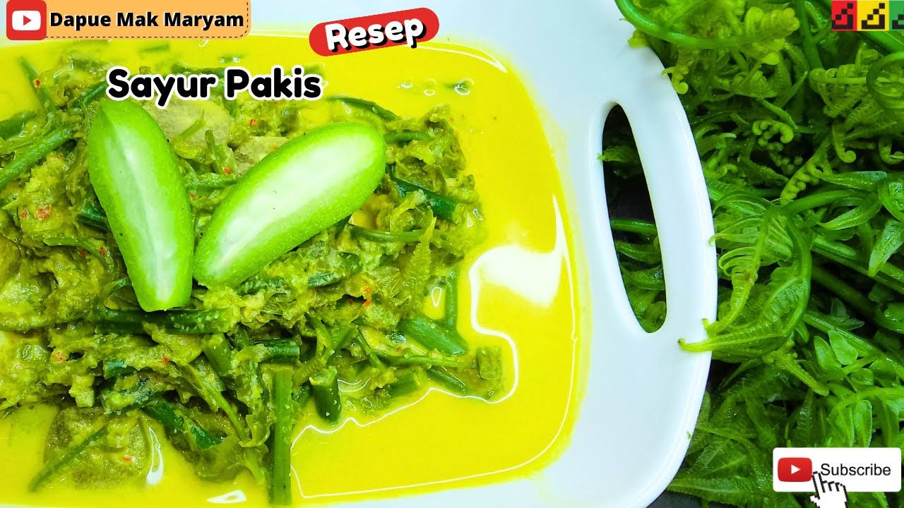 Resep Sayur Pakis Kuah Santan | Gulai Paku | Mudah Cara Masaknya - YouTube