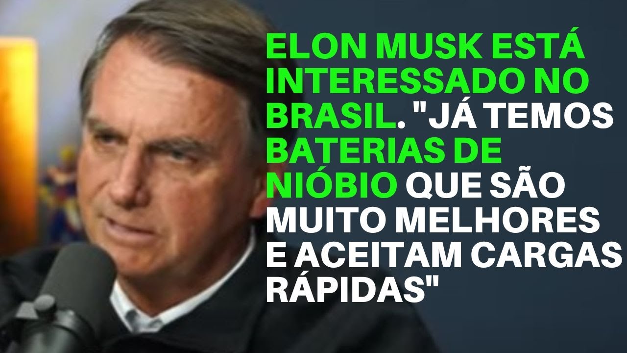 BRASIL É RICO EM NIÓBIO E GRAFENO? JAIR BOLSONARO #bolsonaronoflow ...