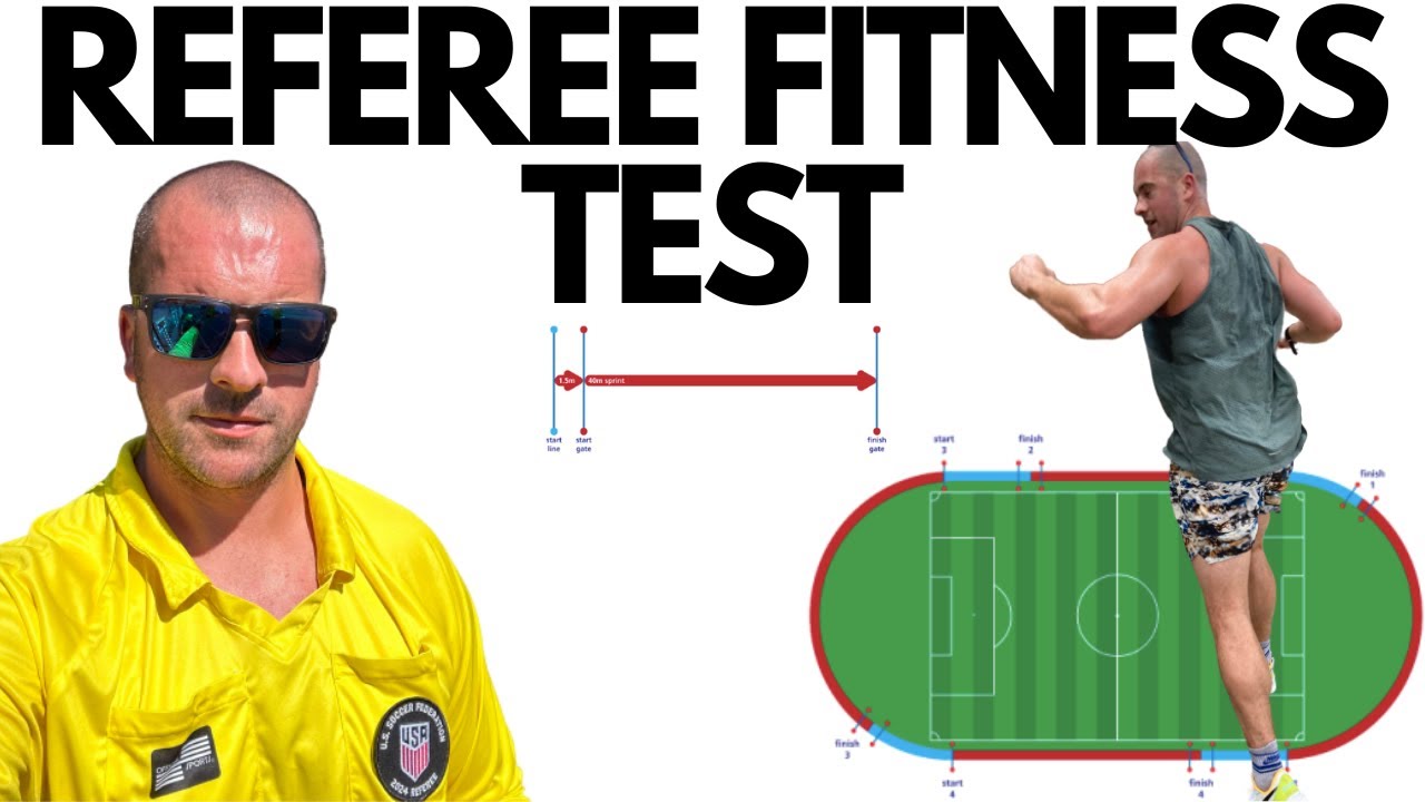 Attempting The New Referee Fitness Test | Grades 3 and 4 Fitness Test ...