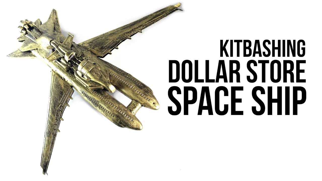 KITBASHING: DOLLAR STORE SPACE SHIP - YouTube