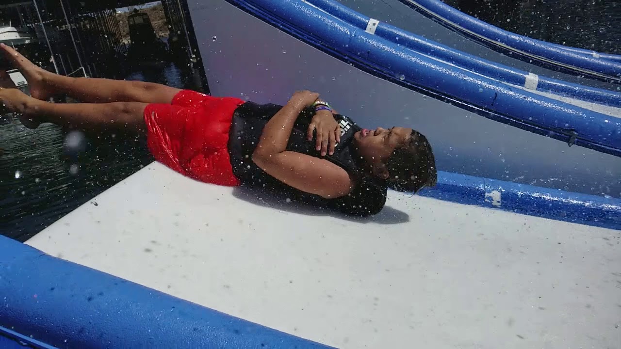 Ry slow mo water slide Arizona - YouTube