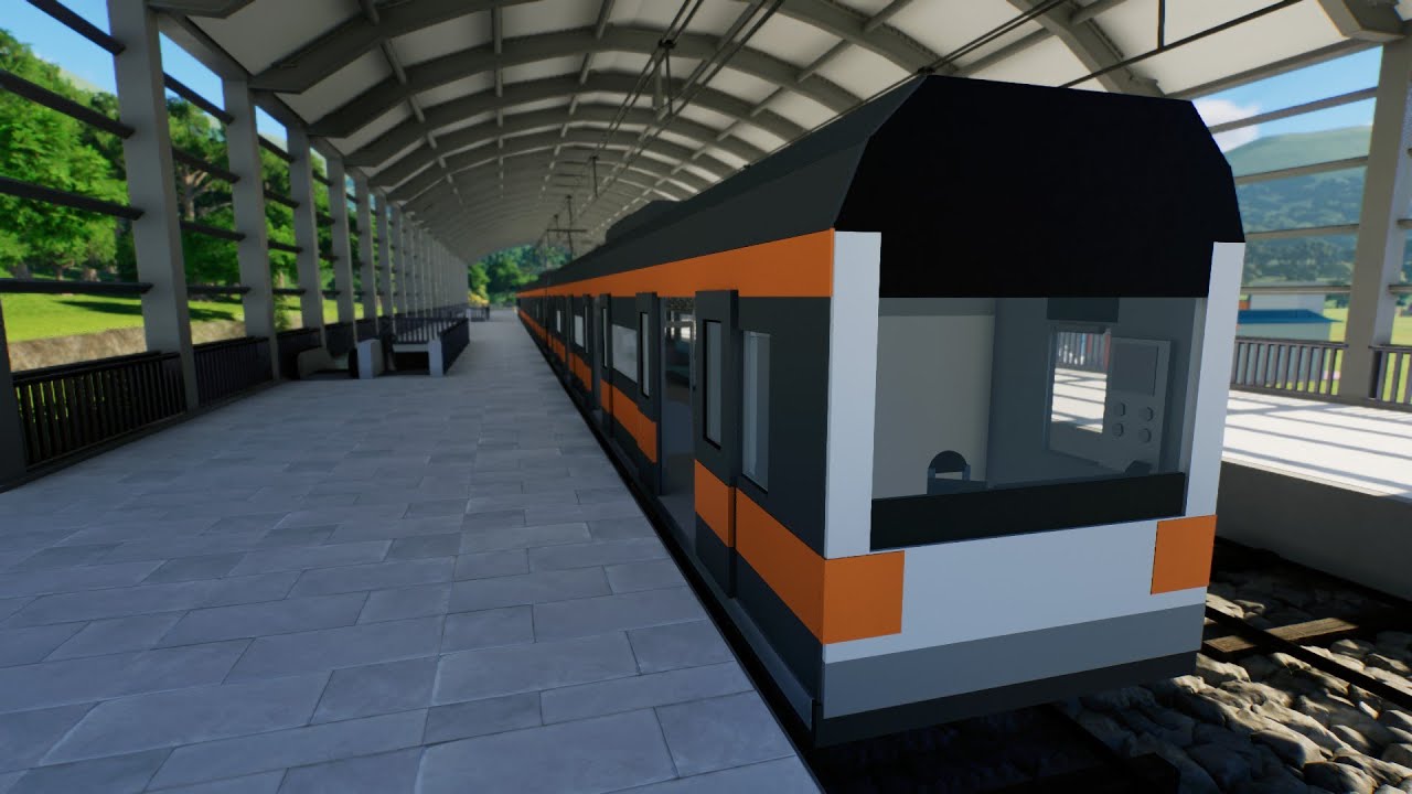 Japan Chuo Line Modular Train Blueprint - YouTube