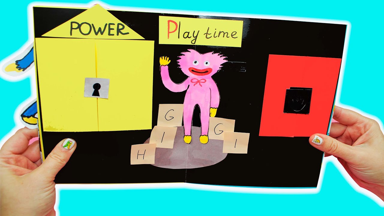 Poppy PlayTime Adventures Huggy Wuggy mommy long legs 7 Gaming Book ...