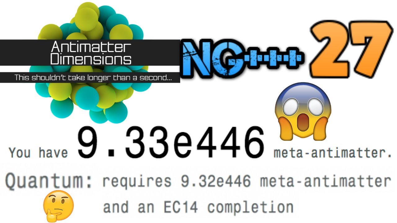 Antimatter dimensions guide - 88 фото