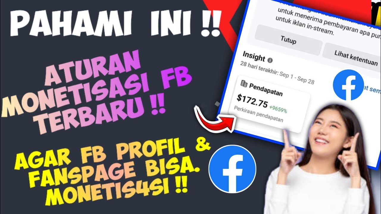 Aturan Monetisasi Facebook Terbaru Kebijakan Monetisasi Mitra FB - YouTube