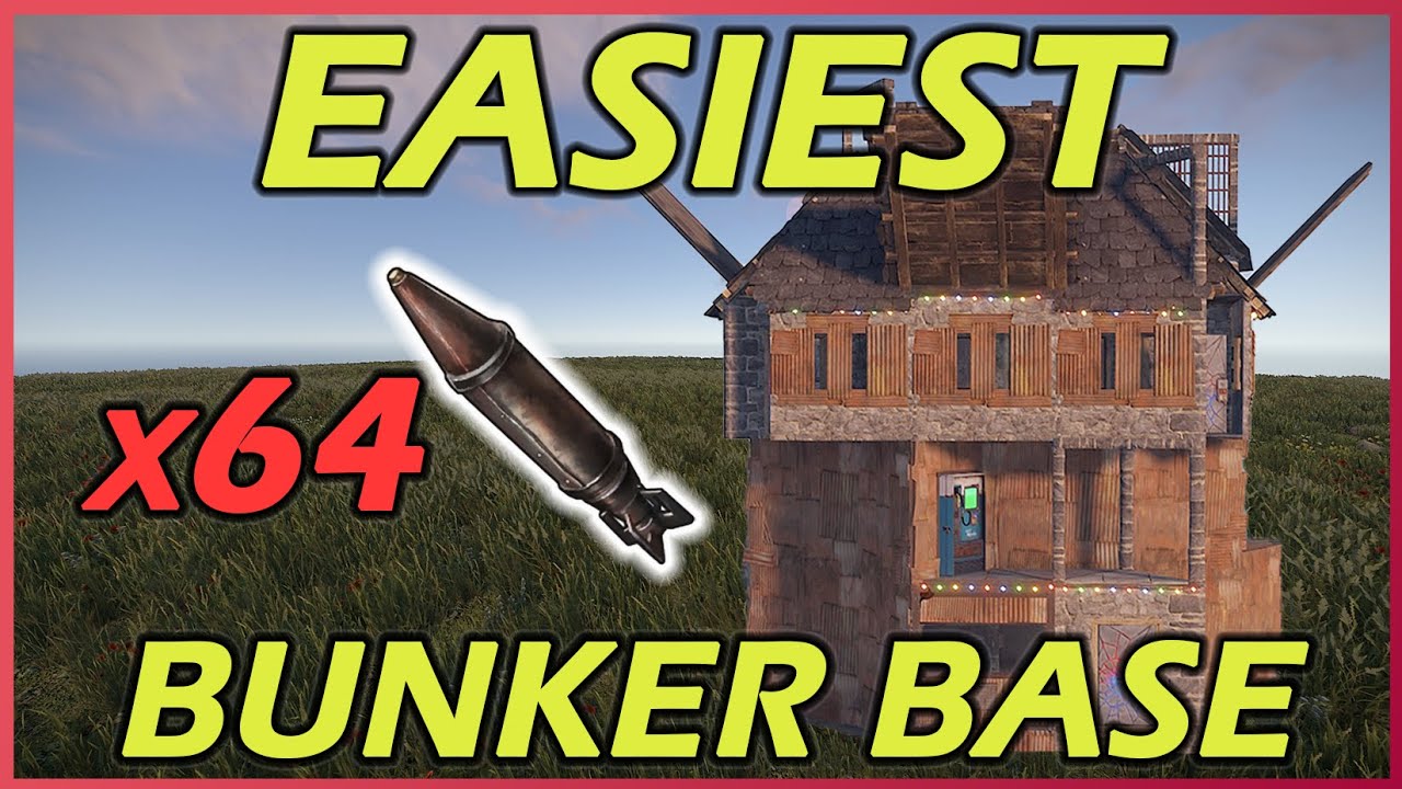 The BEST Rust Bunker Base | Solo/Duo | 2022 - YouTube
