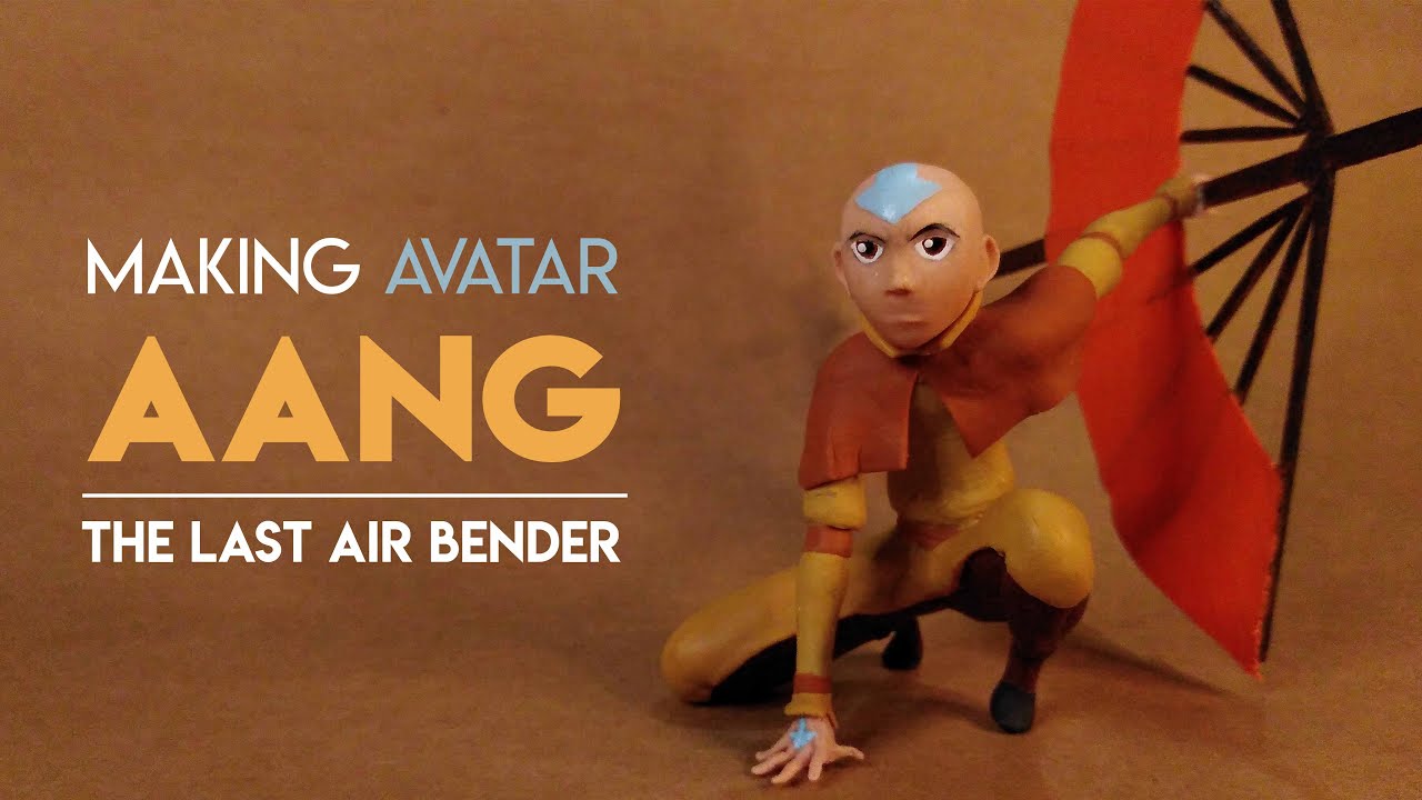 Making AVATAR AANG From Polymer Clay | The Last Air Bender | Relaxing ...