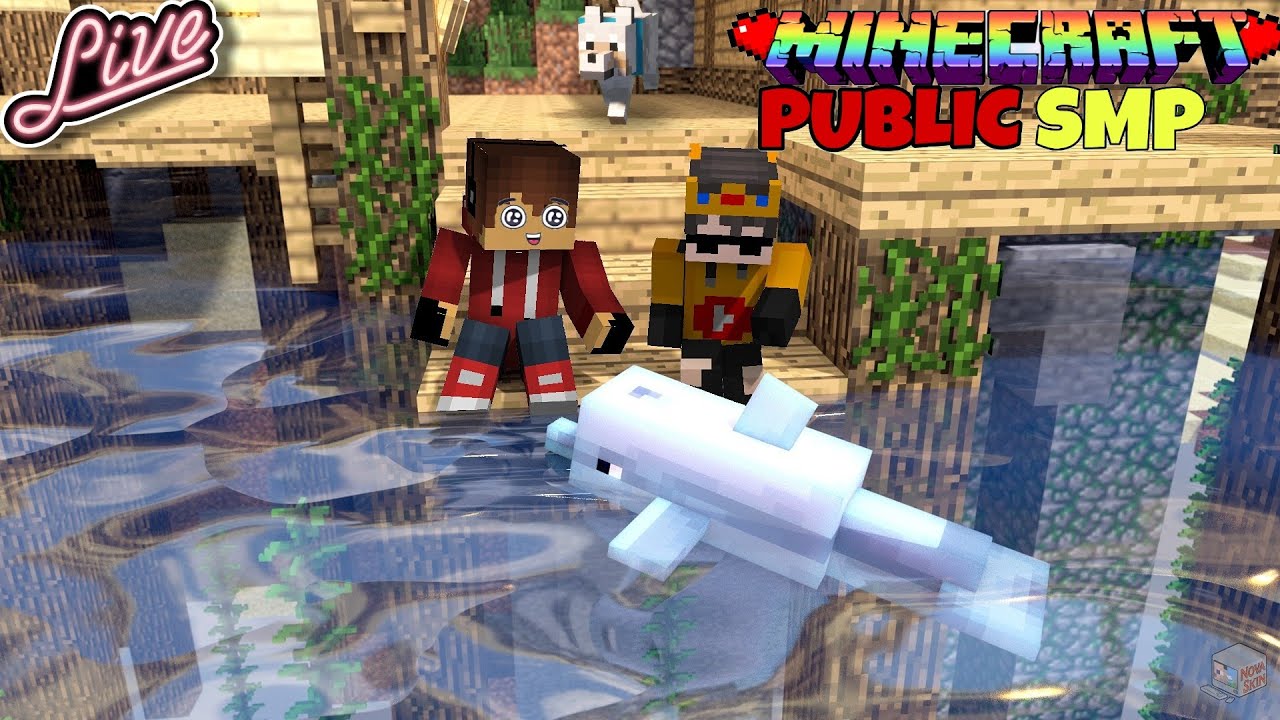 Minecraft Live🔴 stream | Join Public SMP Minecraft 1.20 JAVA + pocket ...