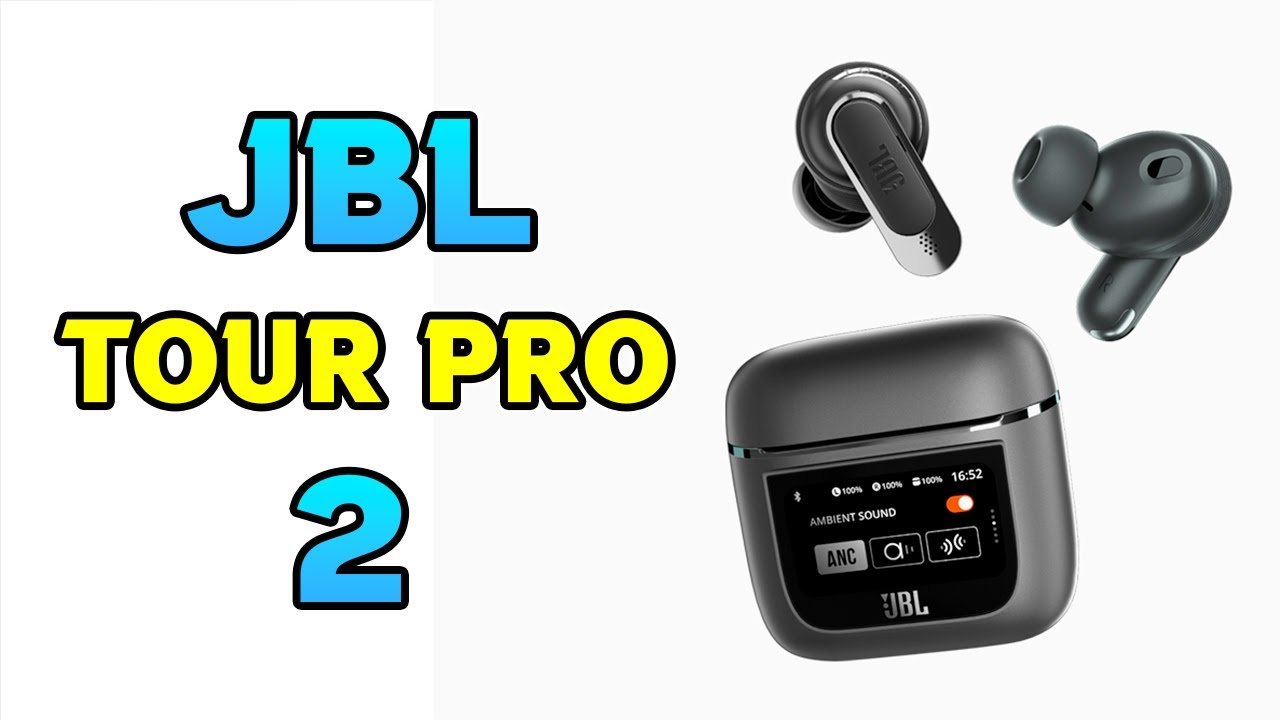 JBL Tour PRO 2 - PANTALLA en el estuche de CARGA - YouTube