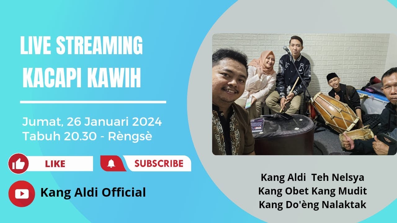 Kacapi Kawih Live Edisi 26 Januari 2024 - YouTube