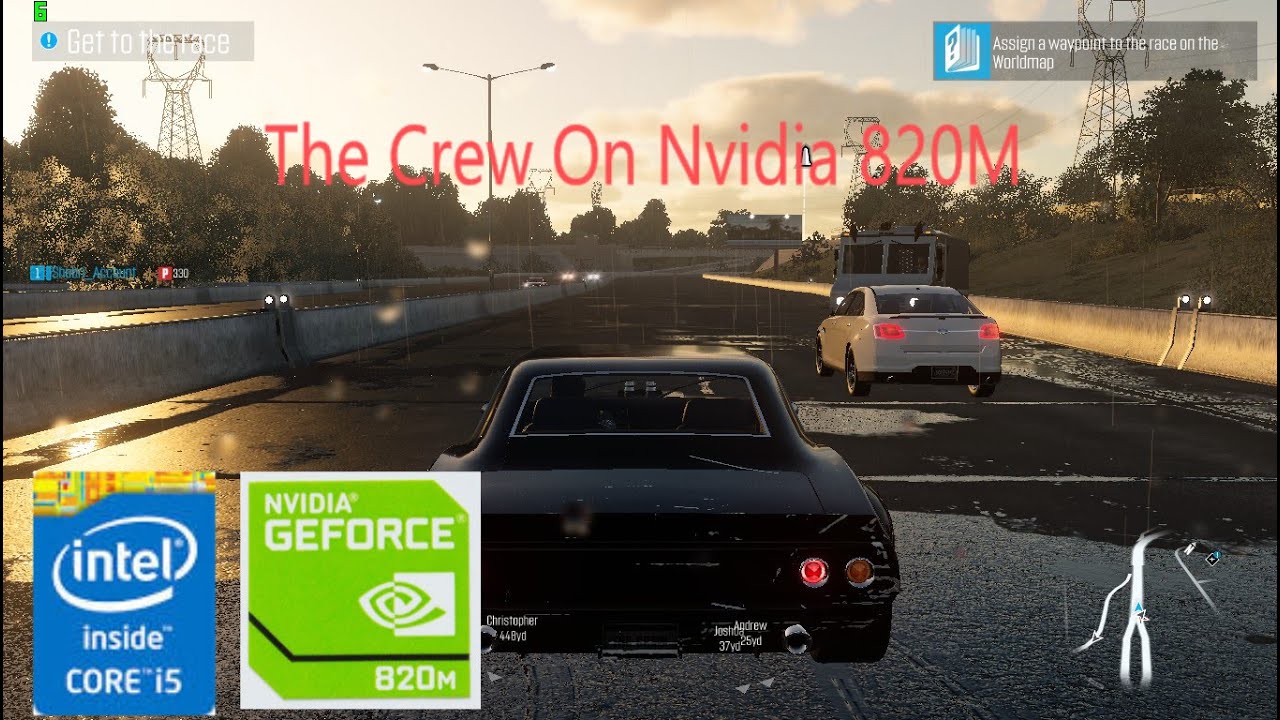 The Crew On Nvidia Geforce 820M - YouTube