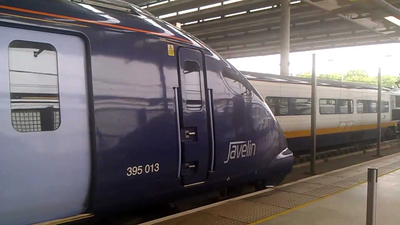 High-speed 1 HS1 Javelin departing from St.Pancras - YouTube