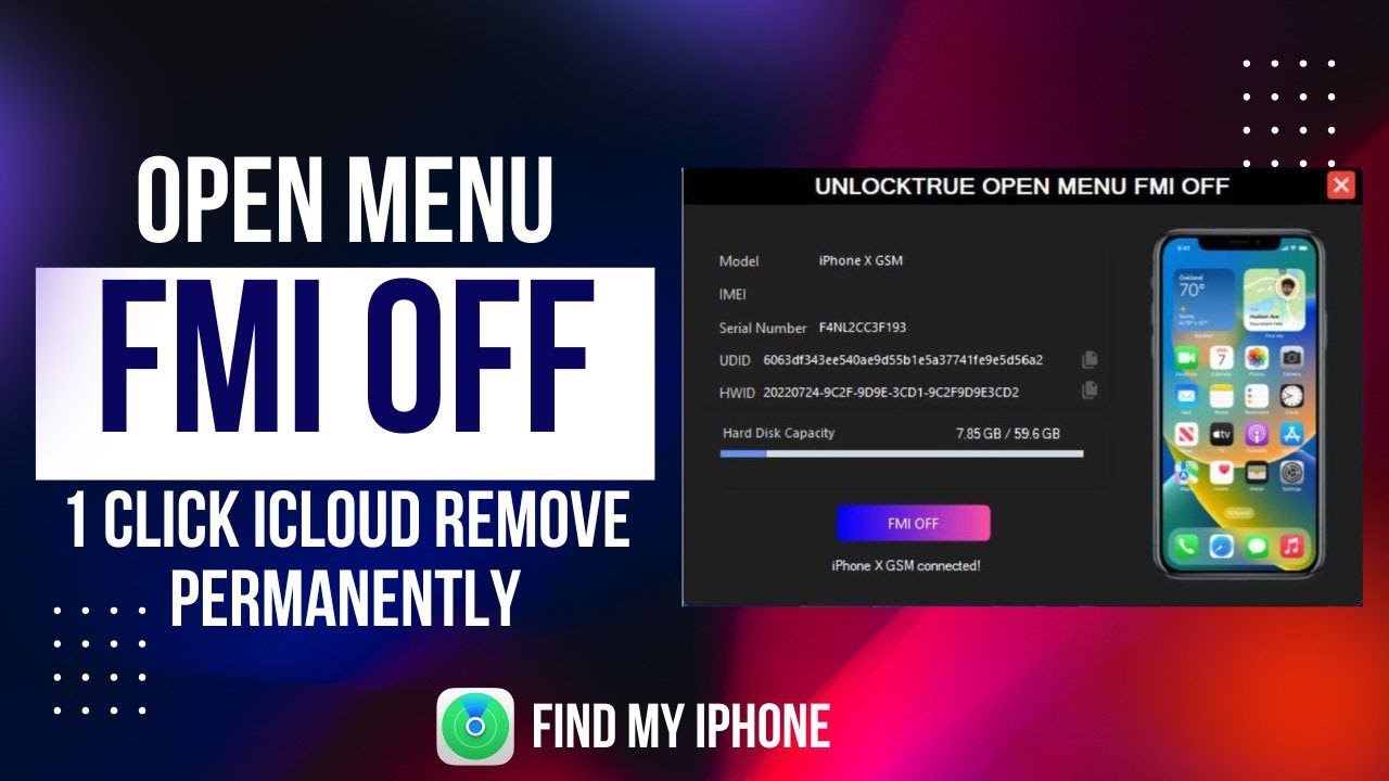 FMI OFF | Remove iCloud Open Menu Permanently | All iOS - iPhone & iPad ...