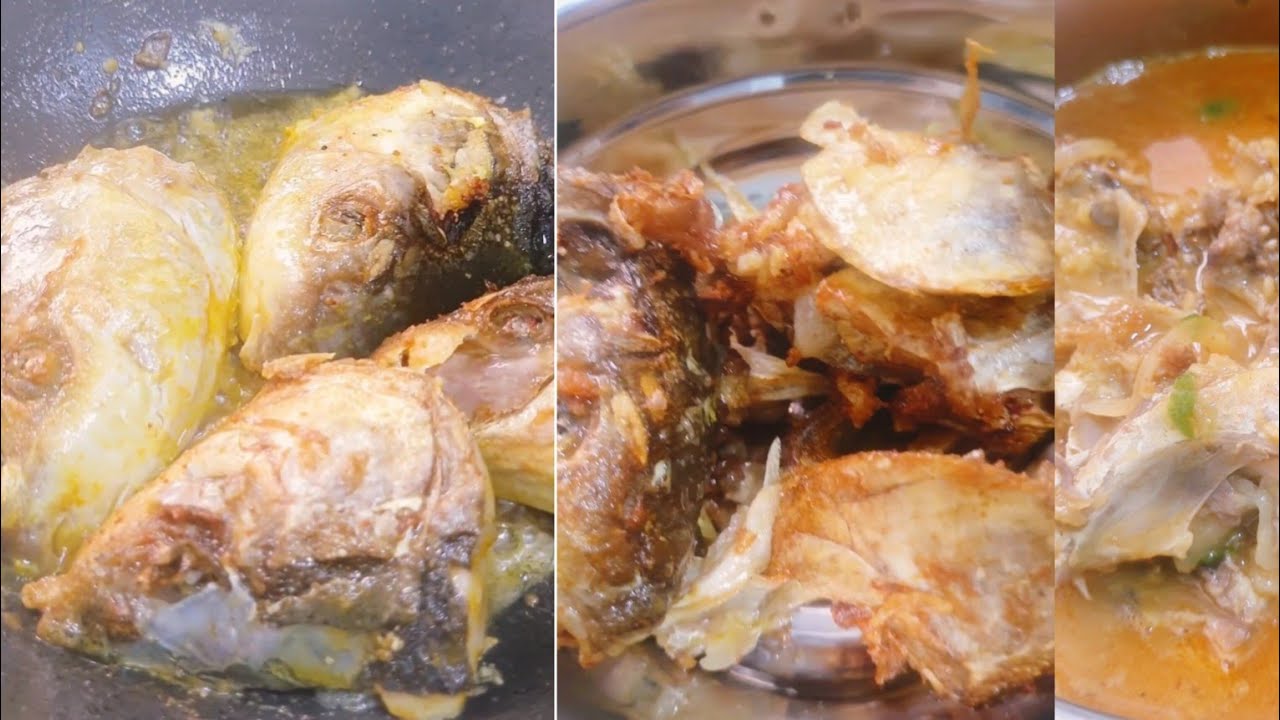 Moong dal with fish Head | Bengali dal | fish dal recipe - YouTube