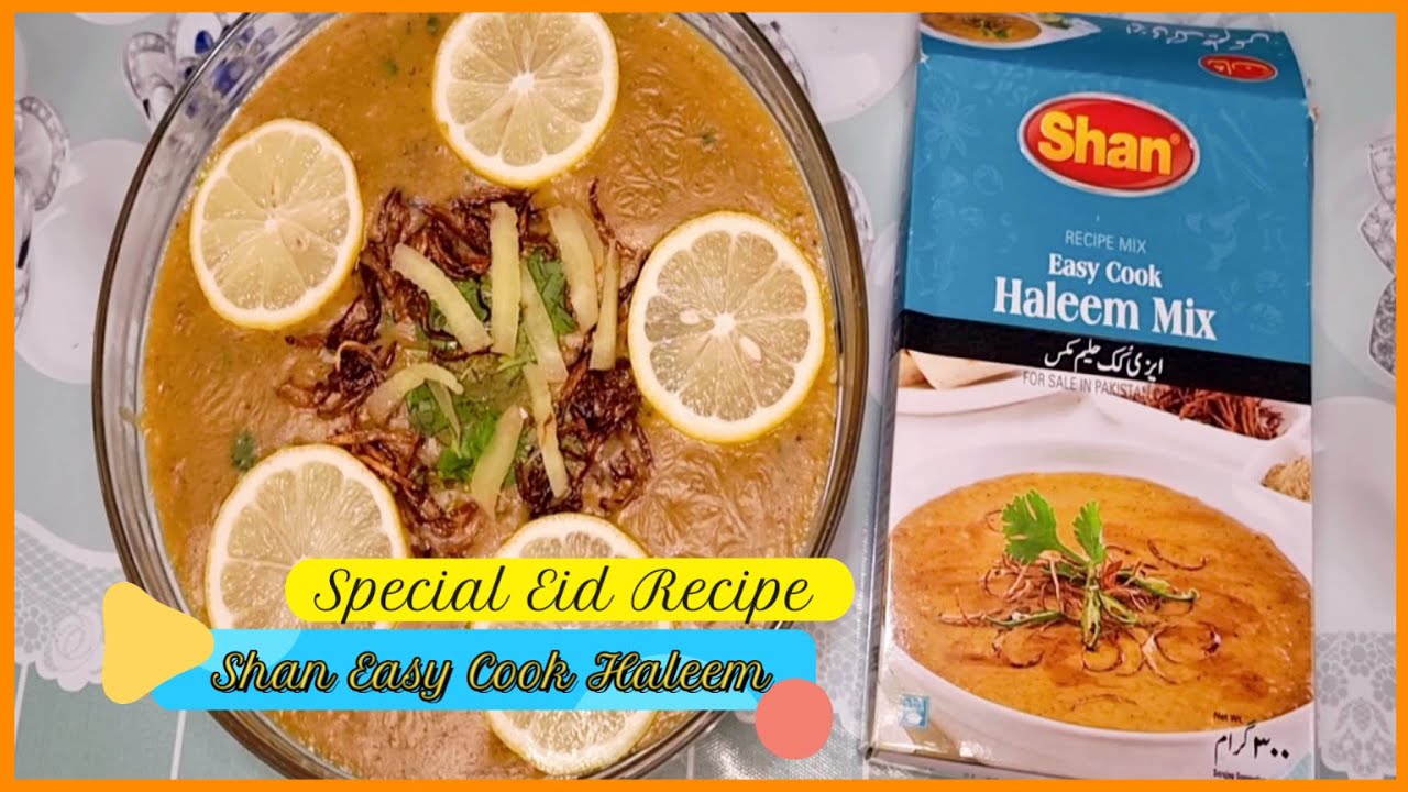 Халим | Shan Easy Cook Haleem | Daleem Mix Eid Special Recipe - YouTube