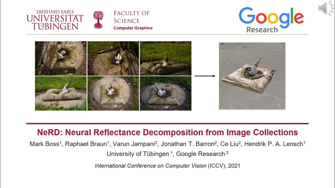[ICCV21] NeRD: Neural Reflectance Decomposition from Image Collections - YouTube