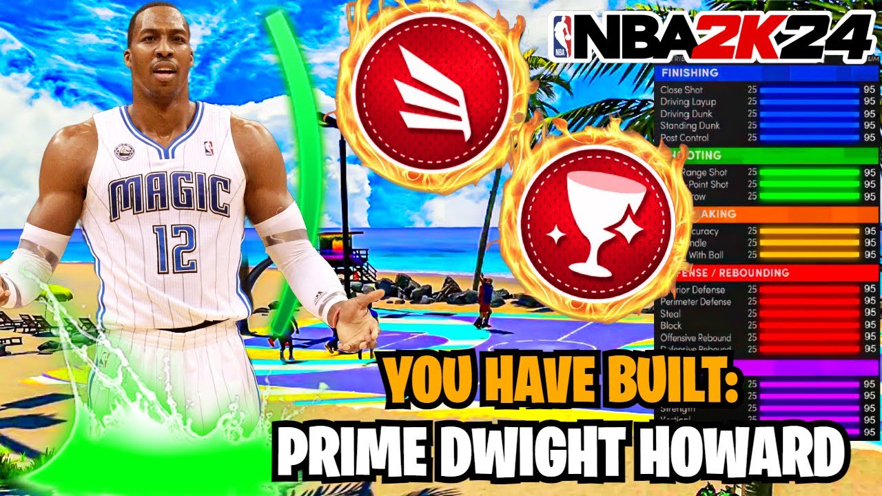 THE BEST PRIME DWIGHT HOWARD BUILD IN NBA 2K24 NEXT GEN | REBIRTH ...