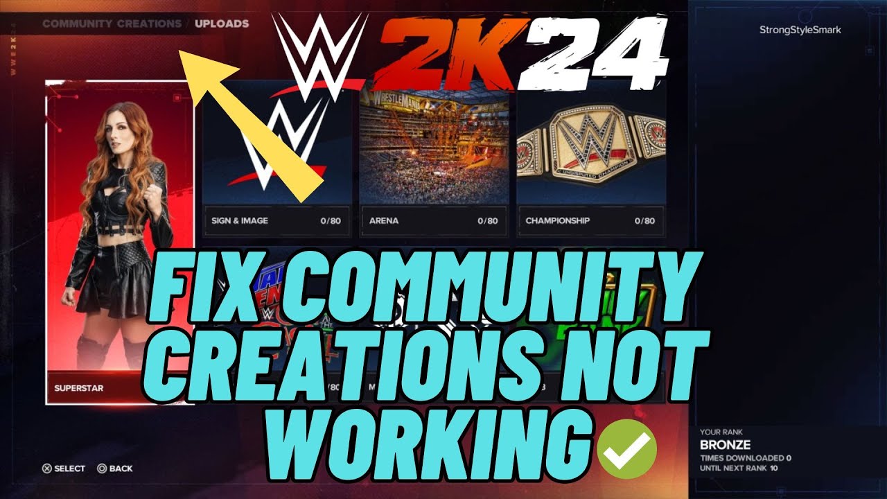 Fix Community Creations Not Working In WWE 2K24 On PC/Xbox/PS5 | 2024 ...