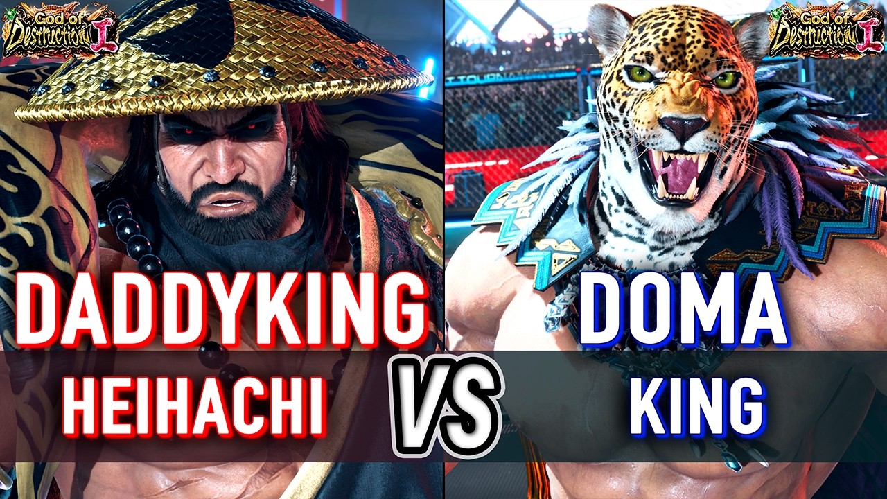 T8 🔥 DADDYKING (Heihachi) vs DOMA (King) 🔥 Tekken 8 High Level Gameplay ...