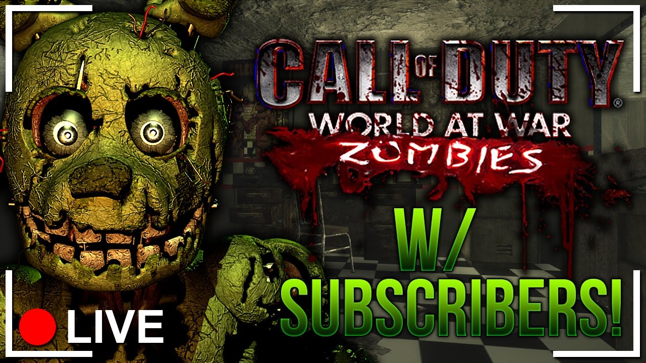 [FNAF] Five Nights at Freddy's: Call of Duty Zombies w/ Subscribers ...