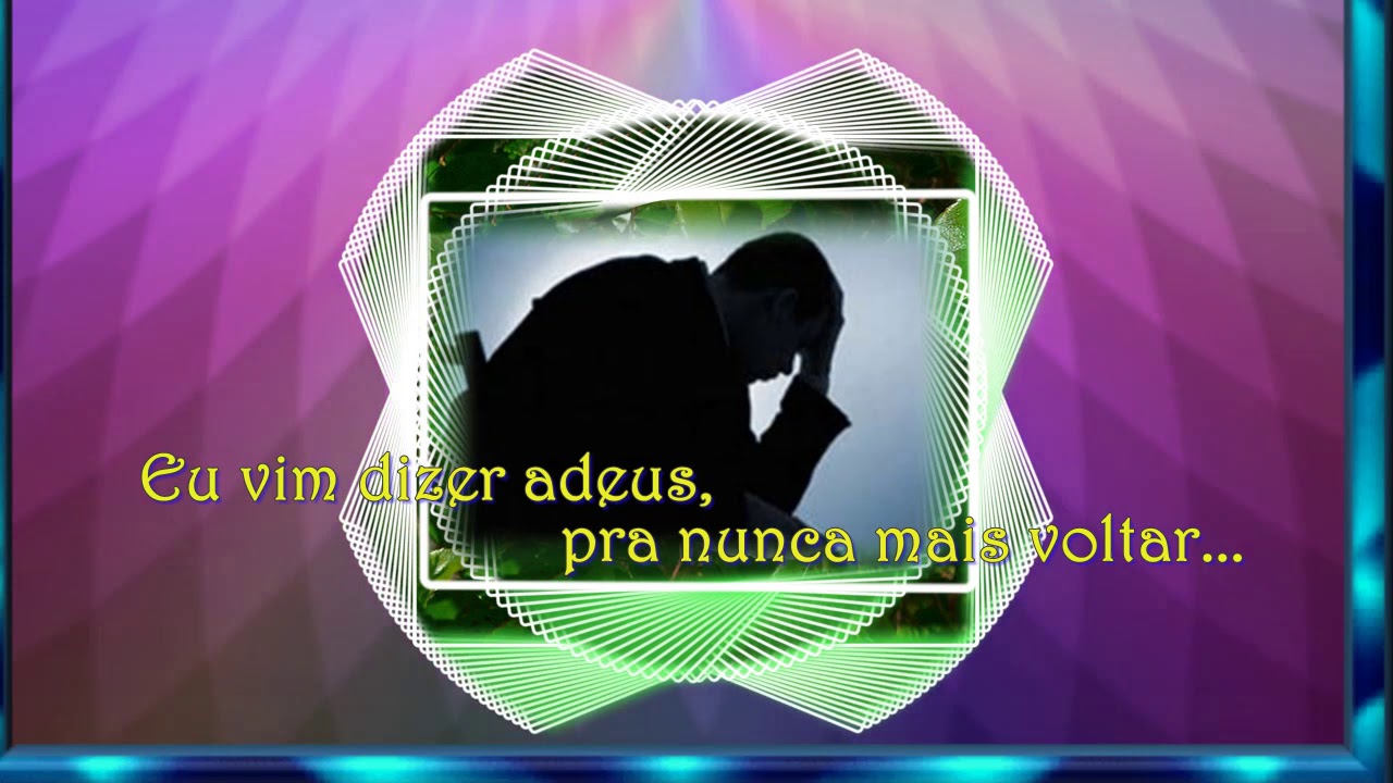 Karaokê_Vim pra dizer adeus - YouTube