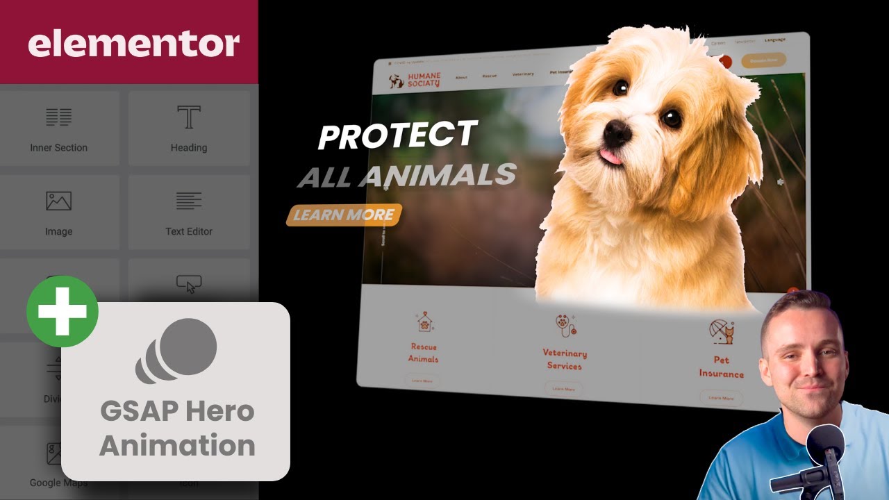 Gsap Hero Experience On Load Elementor Flexbox Tutorial Youtube