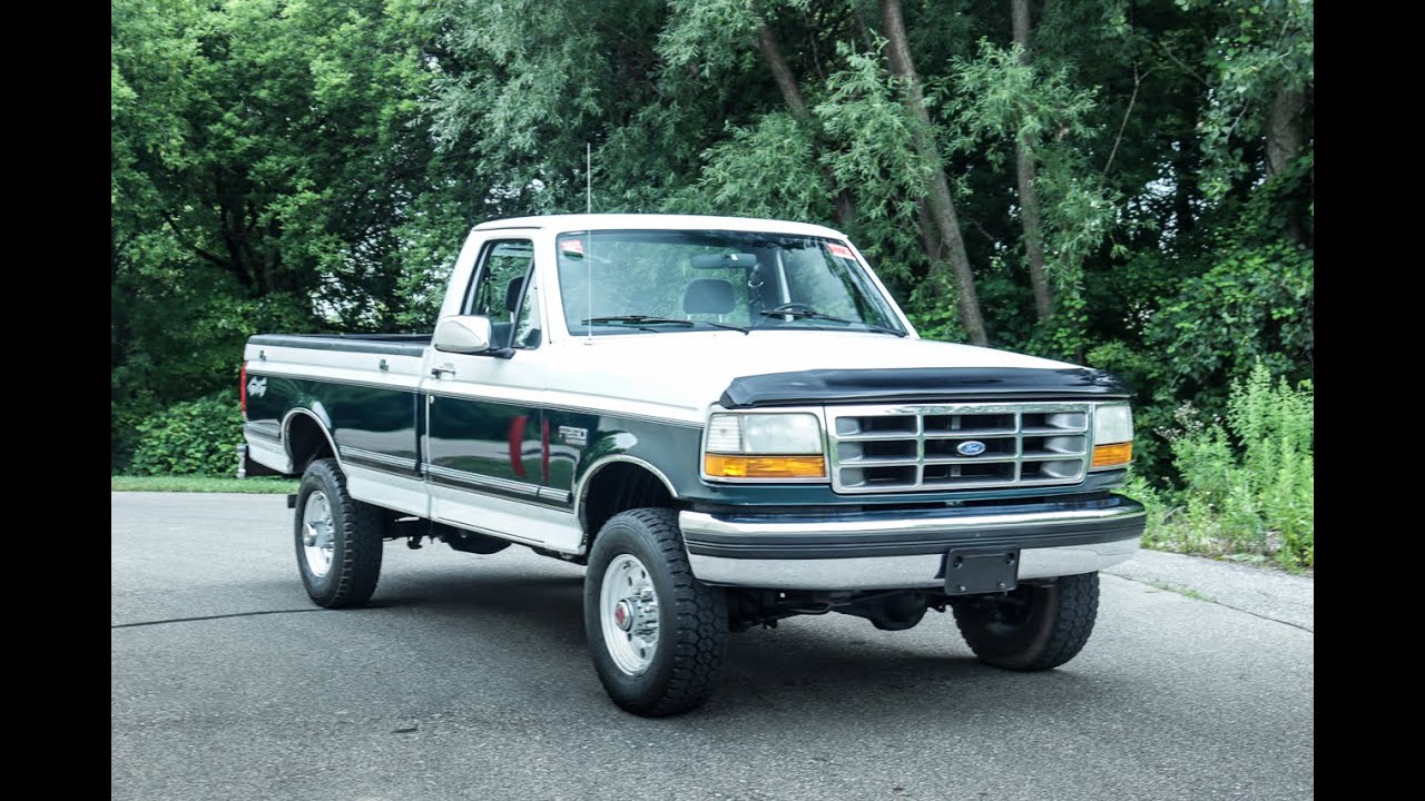 1993 Ford F250 XLT - Test Drive - YouTube