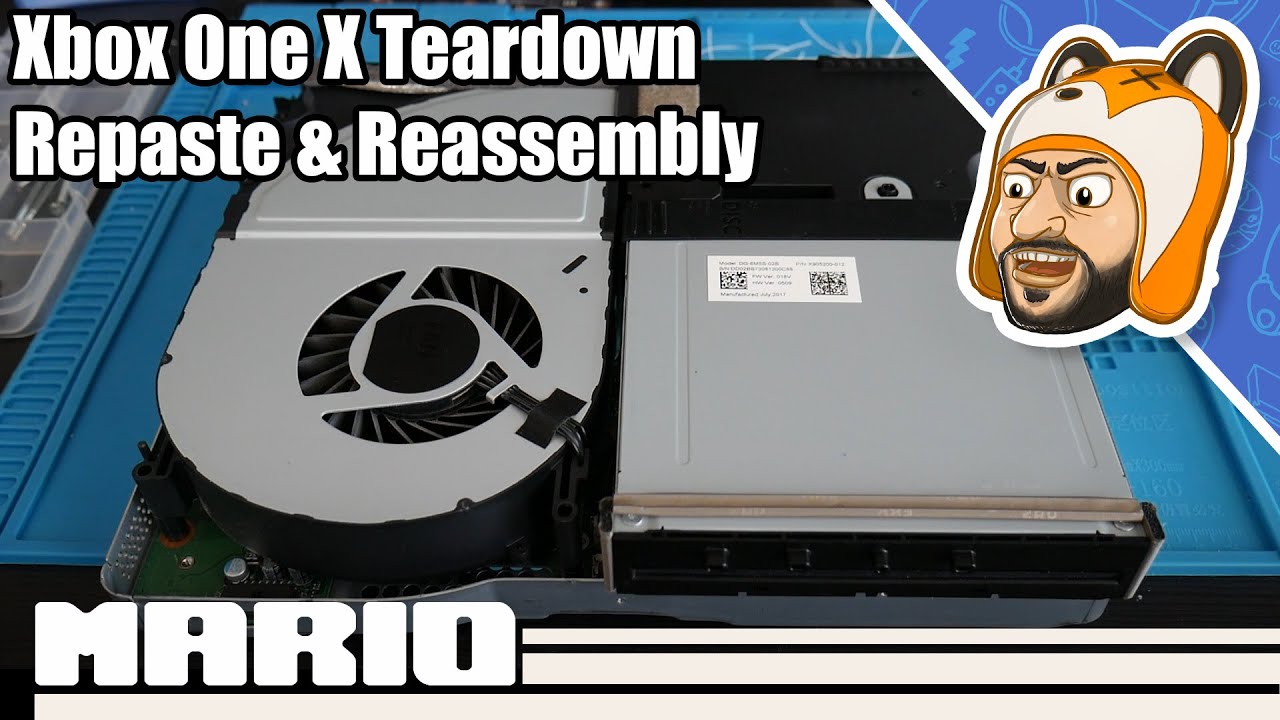 Xbox One X - Teardown, Repaste, & Reassembly Guide - YouTube