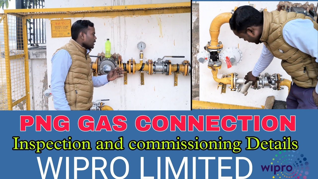 PNG gas meter installation and Pre inspection checking at wipro india ...