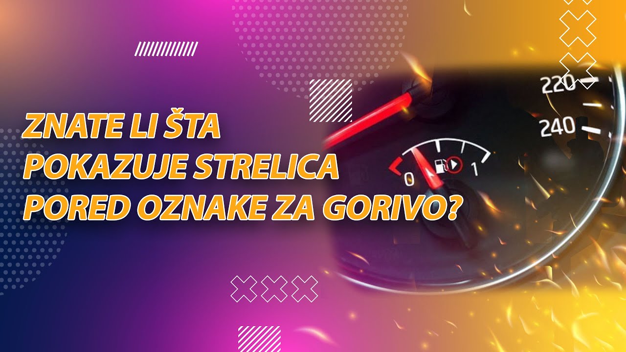 NI NAJBOLJI VOZAČI NE ZNAJU OVO: Znate li šta pokazuje strelica pored ...