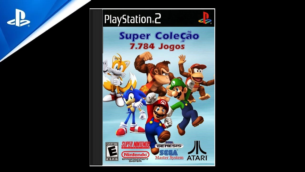 TOP DE MAIS MULTILOADER SUPER COLEÇÃO 7784 JOGOS RETRÔ (PS2) COM TODOS ...