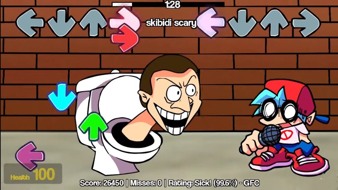 Friday Night Funkin VS Scary Skibidi Toilet (FNF Mod) Skibidi Toilet ...