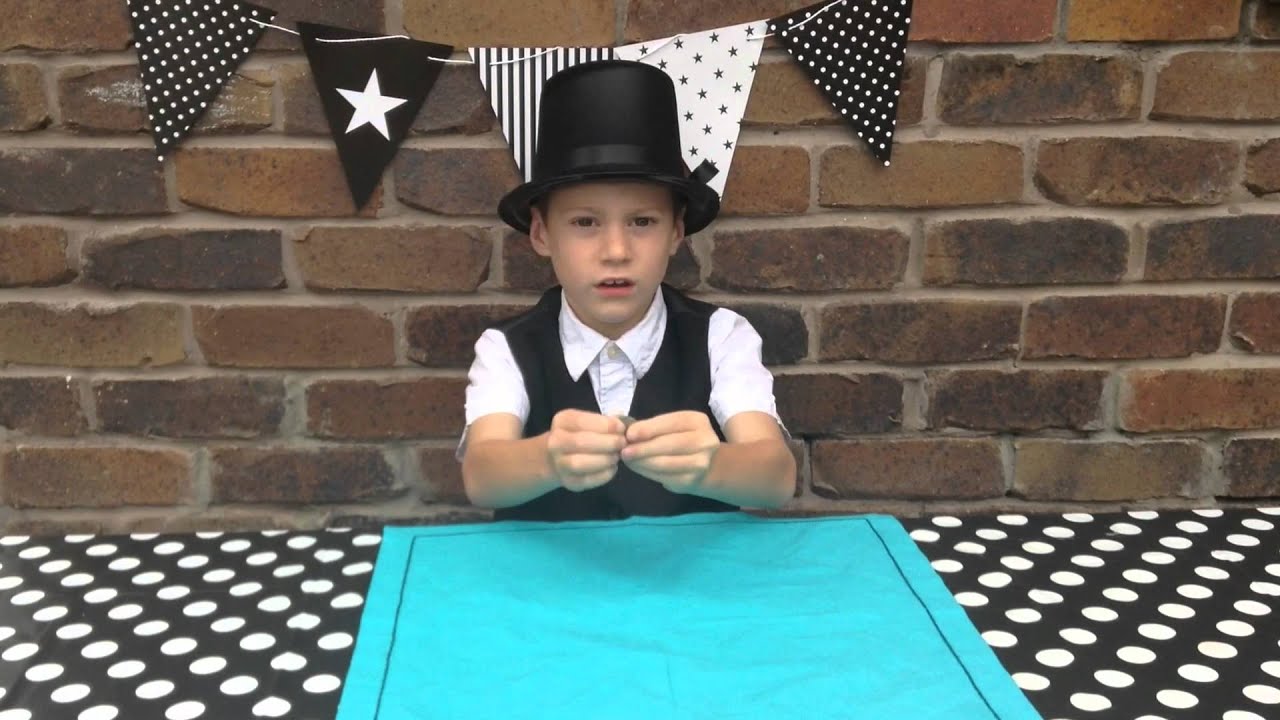 Jett The Amazing. 8 year old doing magic tricks #1 - YouTube
